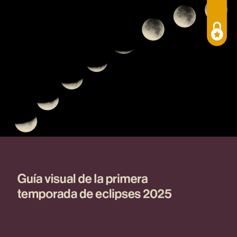 Guía visual de la primera temporada de eclipses 2025 - Mia Astral ...